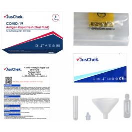 Custom Printed Promotional JusChek Antigen Rapid Test(Oral Fluid) 5 ...