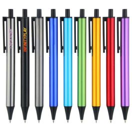 Custom Printed Promotional Plastic Click Pen - Custom Gear
