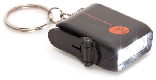 Custom Printed Promotional Wind-Up Keyring Torch Light - Custom Gear